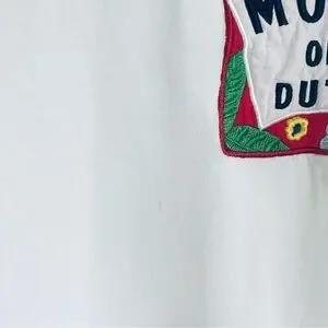 Zara | Tops | Zara Modeloffdutytropicalpatchtshirt | Poshmark